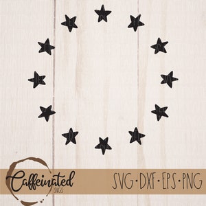 Star Monogram Svg, Star Monogram Frame Svg, Star Circle Svg , Circle ...