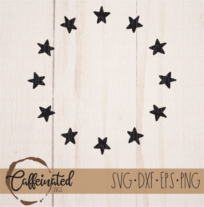 Star Monogram Svg Star Monogram Frame Svg Star Circle Svg - Etsy