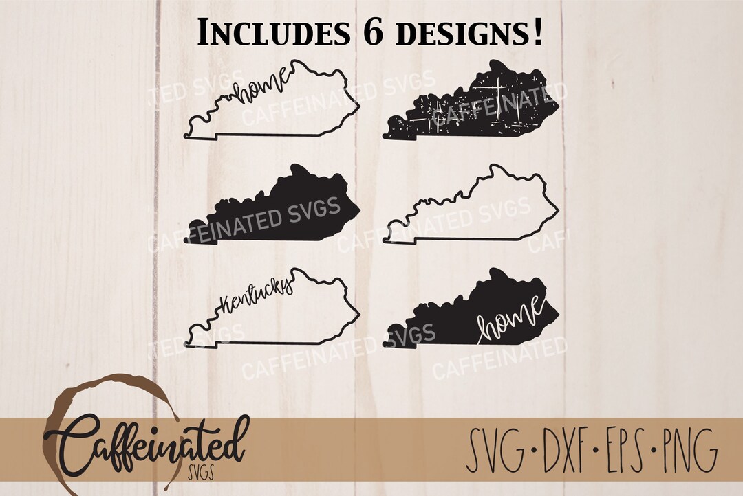 Kentucky SVG, Kentucky State SVG, Kentucky Outline Svg, Kentucky ...