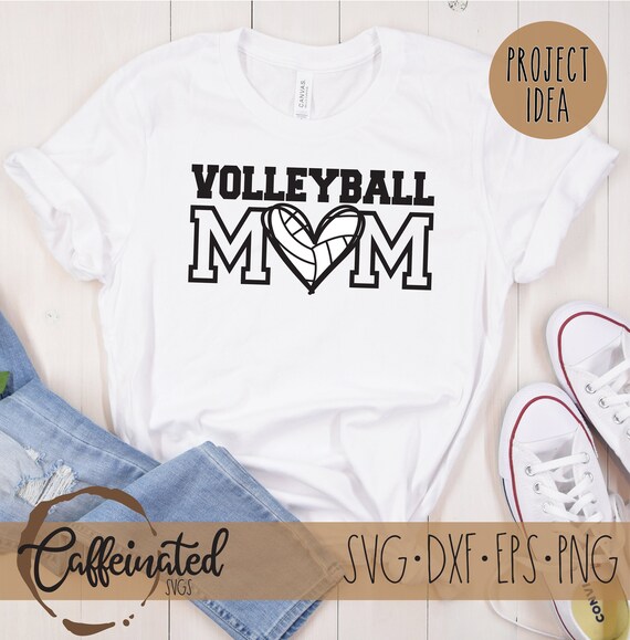 Volleyball Mom SVG Volleyball Svg Volleyball Heart Svg | Etsy