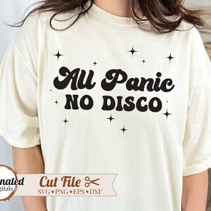 All Panic No Disco SVG, Mental Health Svg, Anxiety Svg, Aesthetic ...