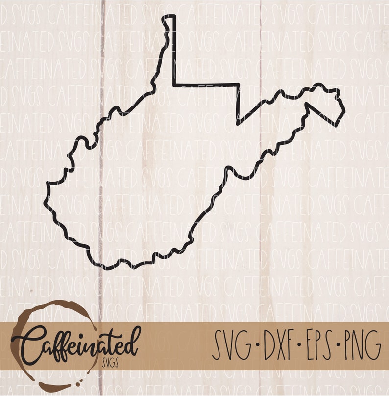West Virginia SVG West Virginia State SVG West Virginia - Etsy