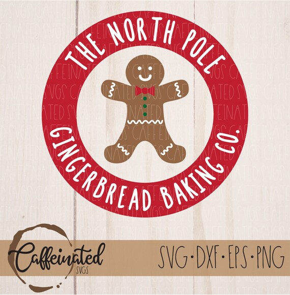 North Pole Gingerbread Baking Co Svg North Pole Svg North Etsy