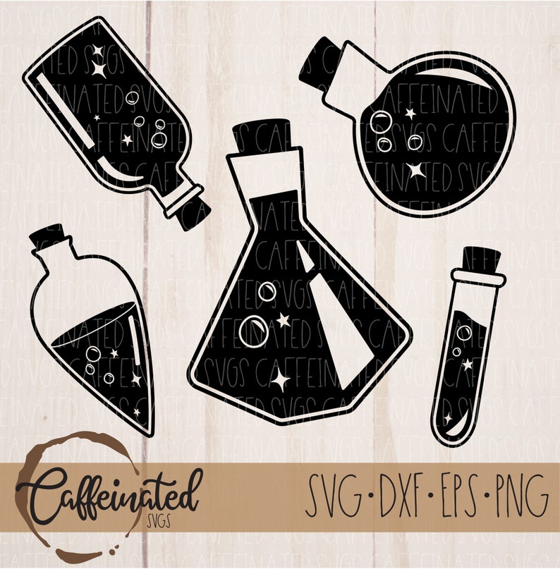 Potions SVG, Potion Bottle Svg, Witchy Svg, Witch Potions Svg, Alchemy ...