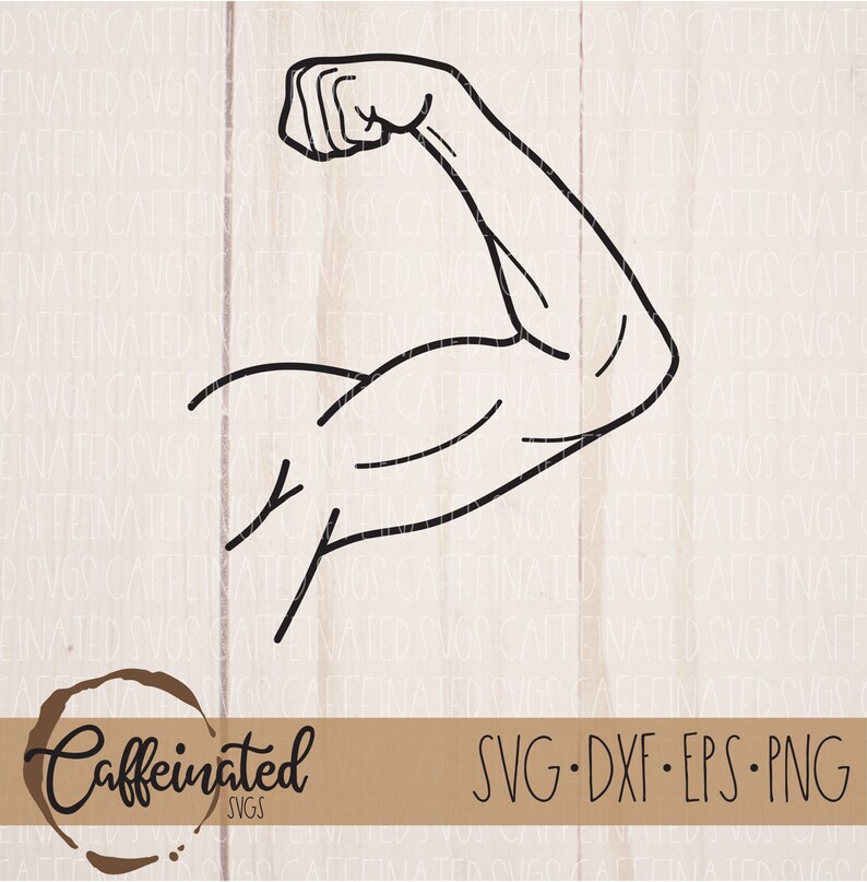 Bicep svg Muscle svg arm flex svg bodybuilder svg workout | Etsy