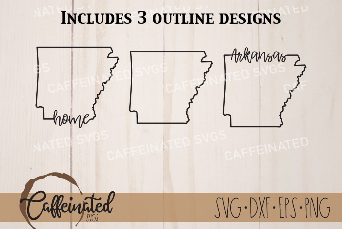 Arkansas SVG Arkansas State SVG Arkansas Outline Svg - Etsy