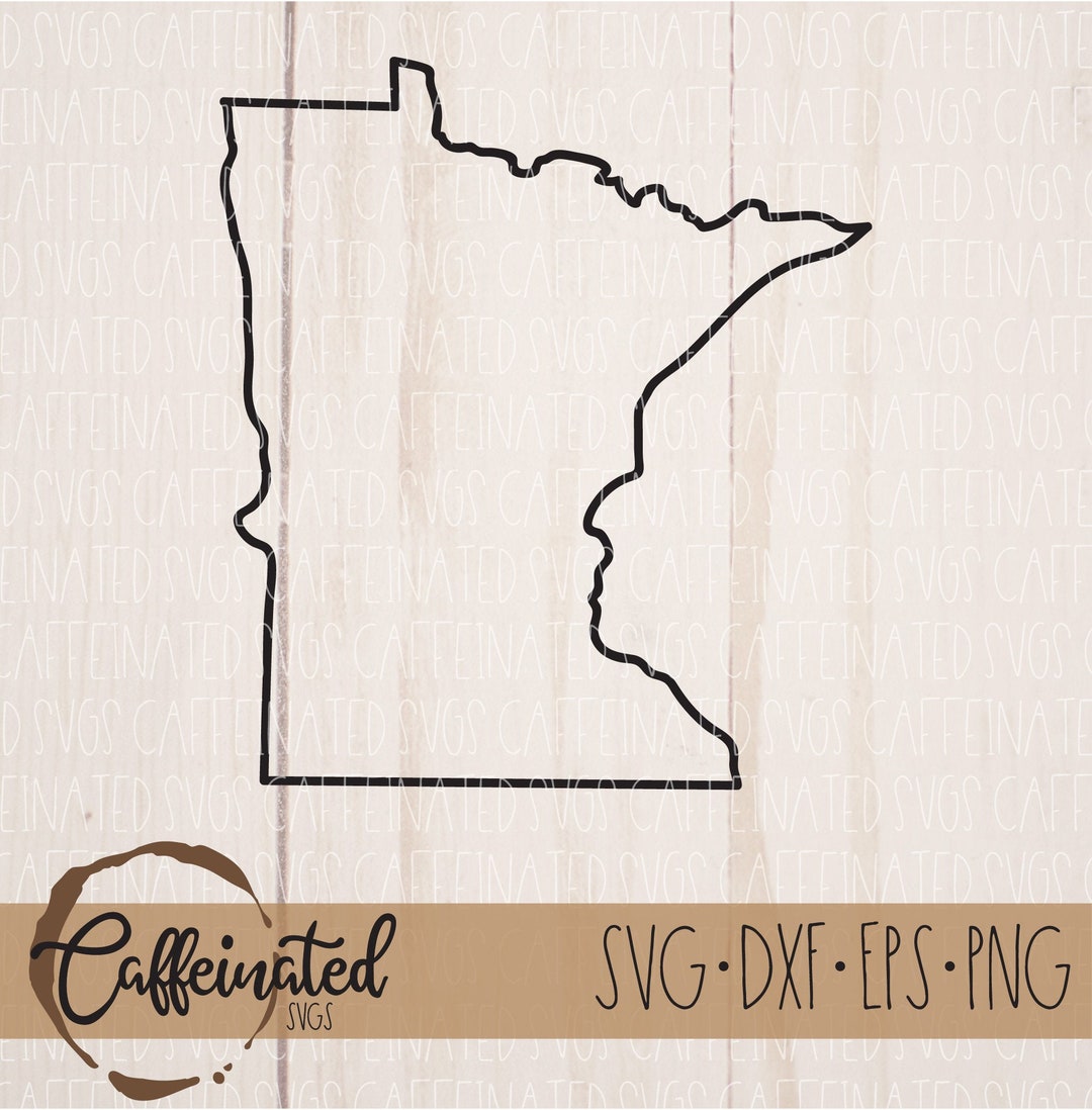 Minnesota SVG, Minnesota State SVG, Minnesota Outline Svg, Minnesota ...
