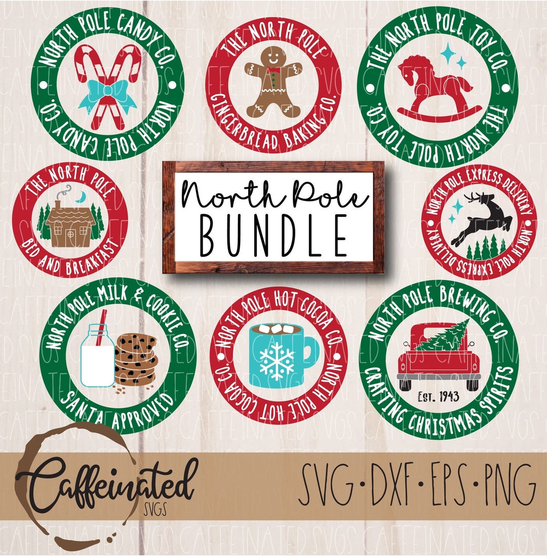 North Pole SVG Bundle, North Pole Svg, North Pole Hot Chocolate, North ...