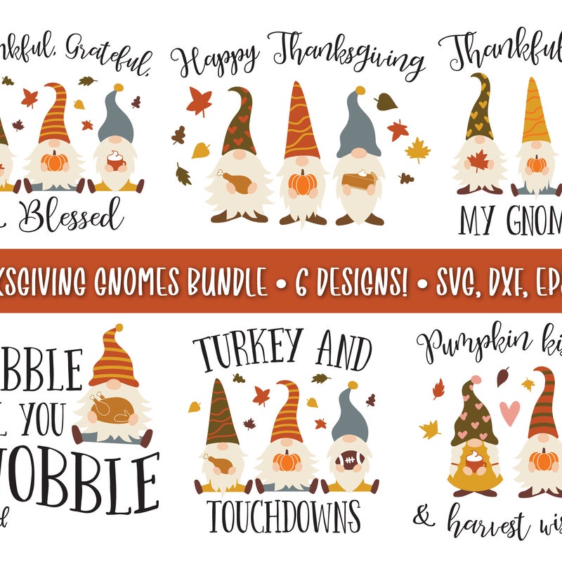 Fall Gnome Svg - Etsy