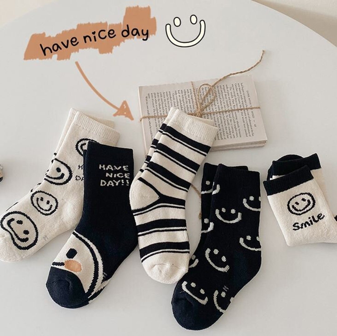 4 Pairs Children's Winter Warm Kids Socks. Birthday Gift for Kids, Boys ...