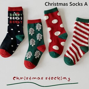 4 Pairs Children's Winter Warm Kids Socks. Birthday Gift for Kids, Boys ...