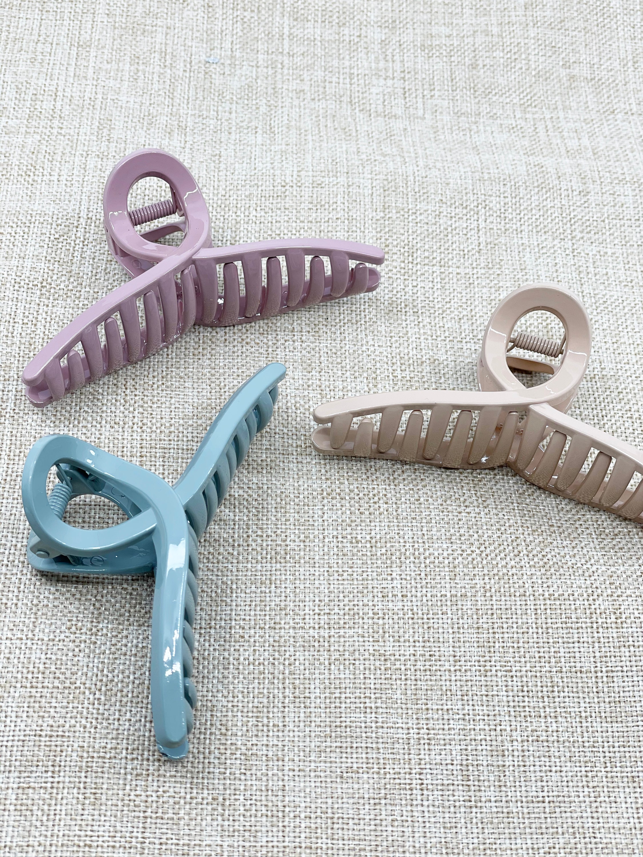 Pastel Acrylic Twisted Hair Claw Clip Hair Claw Clip for | Etsy