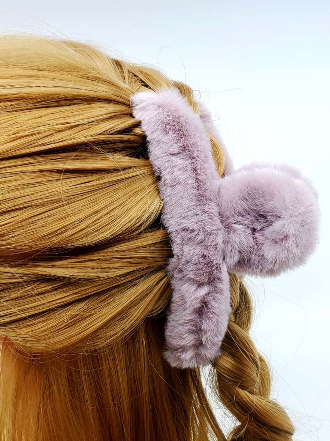 Faux Fur Hair Claw Hair Claw Clip for Thin and Thick Hair Mother's Day ...