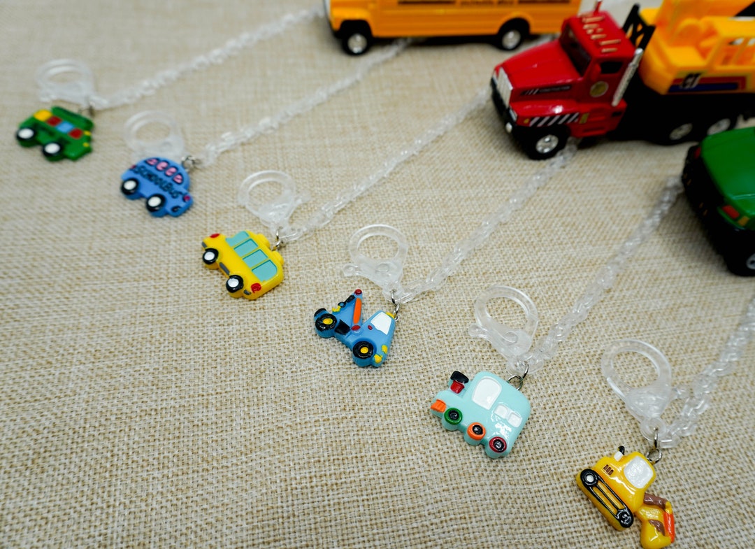 Toy Car Kids Mask Lanyard, Charm Lanyard , Car and Truck Lanyard, Back ...