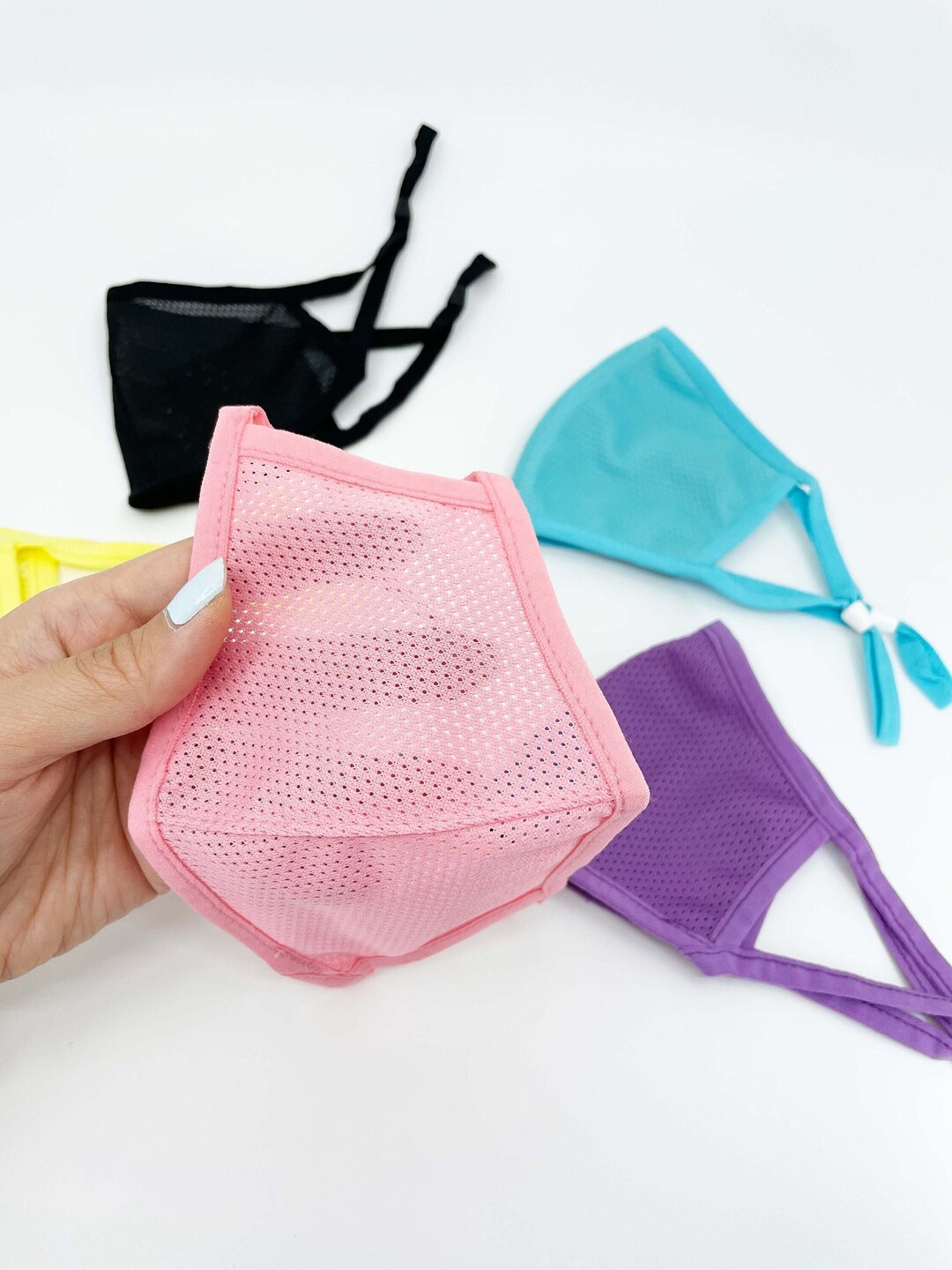 Single Layer Breathable Lightweight Colorful Face Mask for Adults and ...