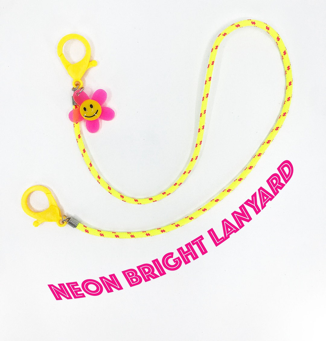 Face Mask Holder/ Straps/necklace / Kids Mask Holder/neon Bright ...