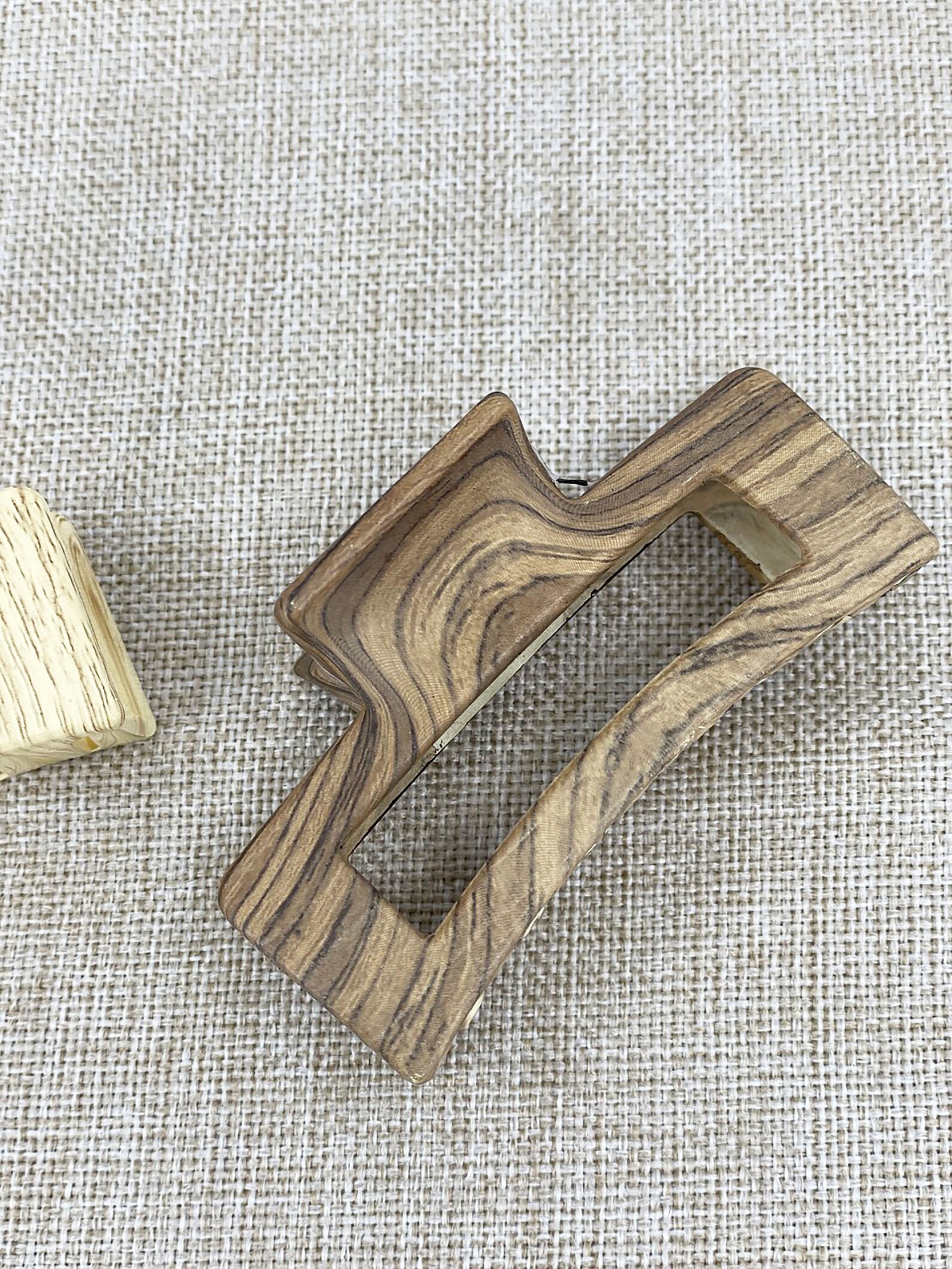 Geometric Wood Grain Printing Hair Claw Clip Hair Claw Clip | Etsy