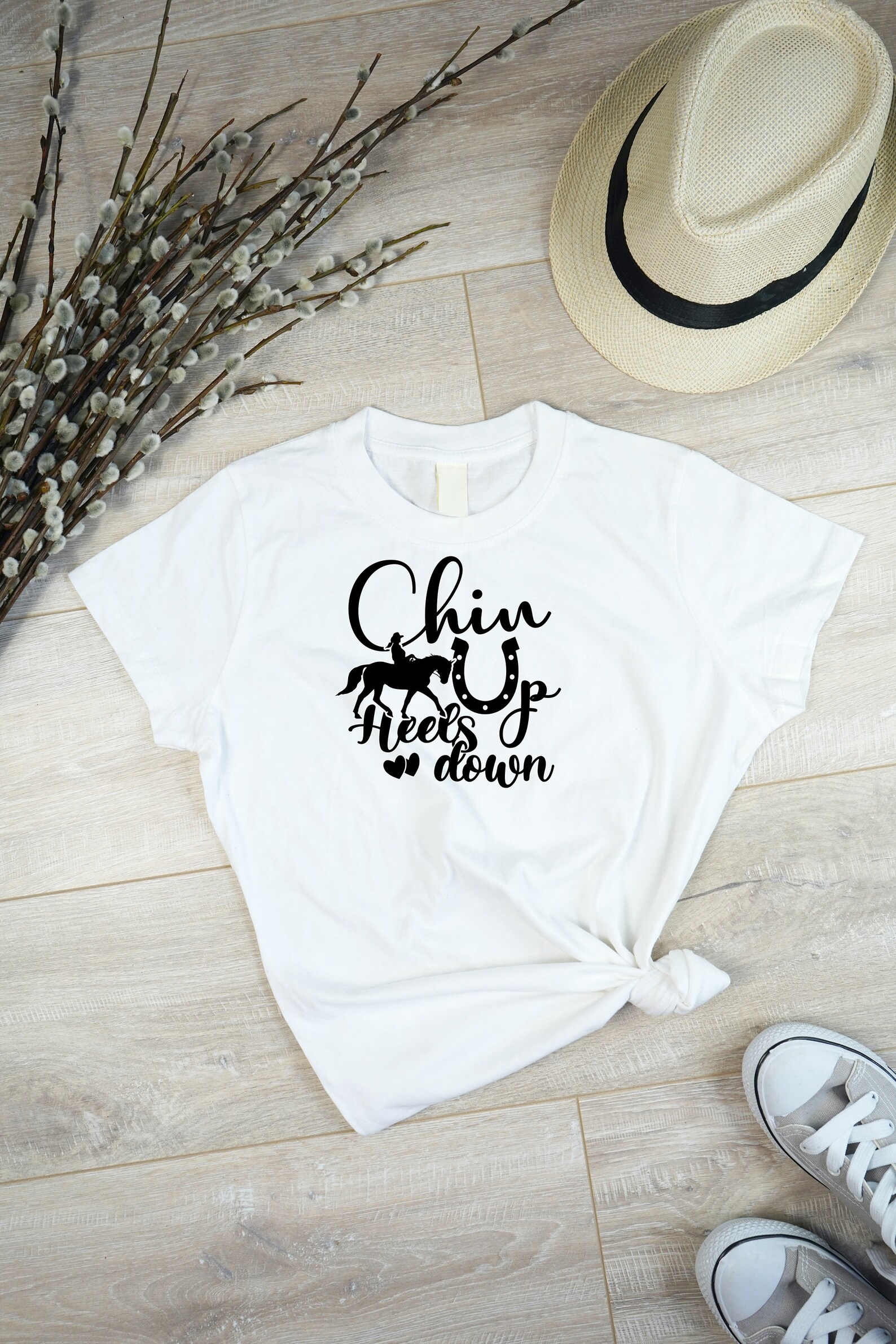 Chin up Heels Down Svg/eps/png/dxf/jpg/pdf, Chin up Svg, Horse Svg ...