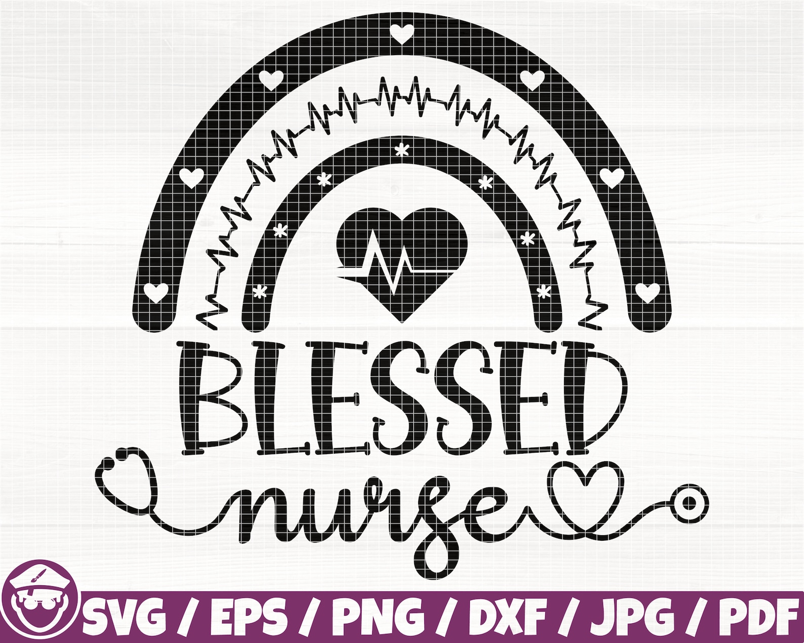 Blessed Nurse Svg/eps/png/dxf/jpg/pdf Student Nurse Svg - Etsy