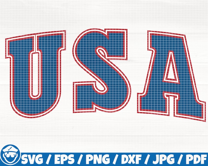 USA Logo Svg/eps/png/dxf/jpg/pdf USA Tshirt Printable - Etsy
