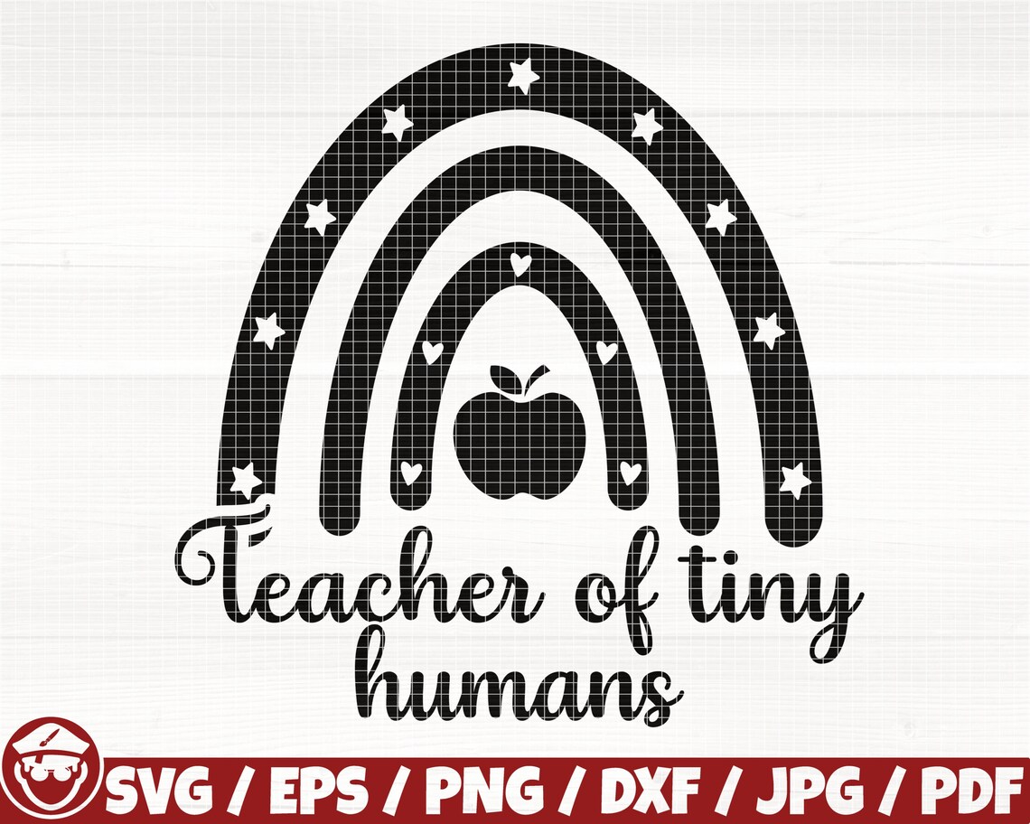 Teacher Of Tiny Humans Svg/Eps/Png/Dxf/Jpg/Pdf Teacher | Etsy