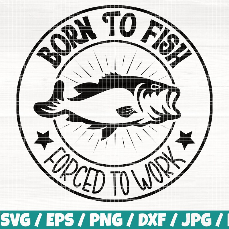 Born to Fish - Etsy
