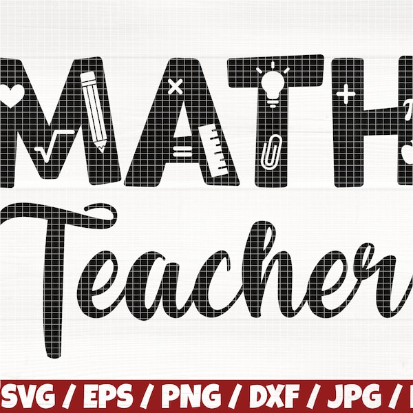 Math Svg - Etsy
