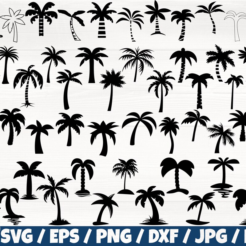 Palmtree Svg - Etsy