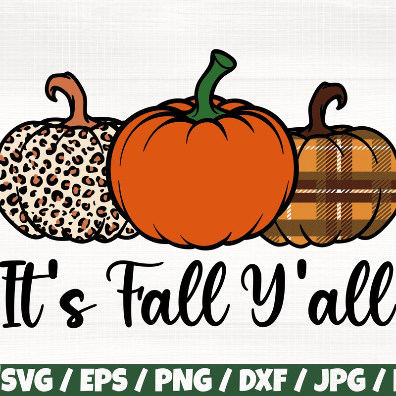 Fall Y'all Clipart - Etsy