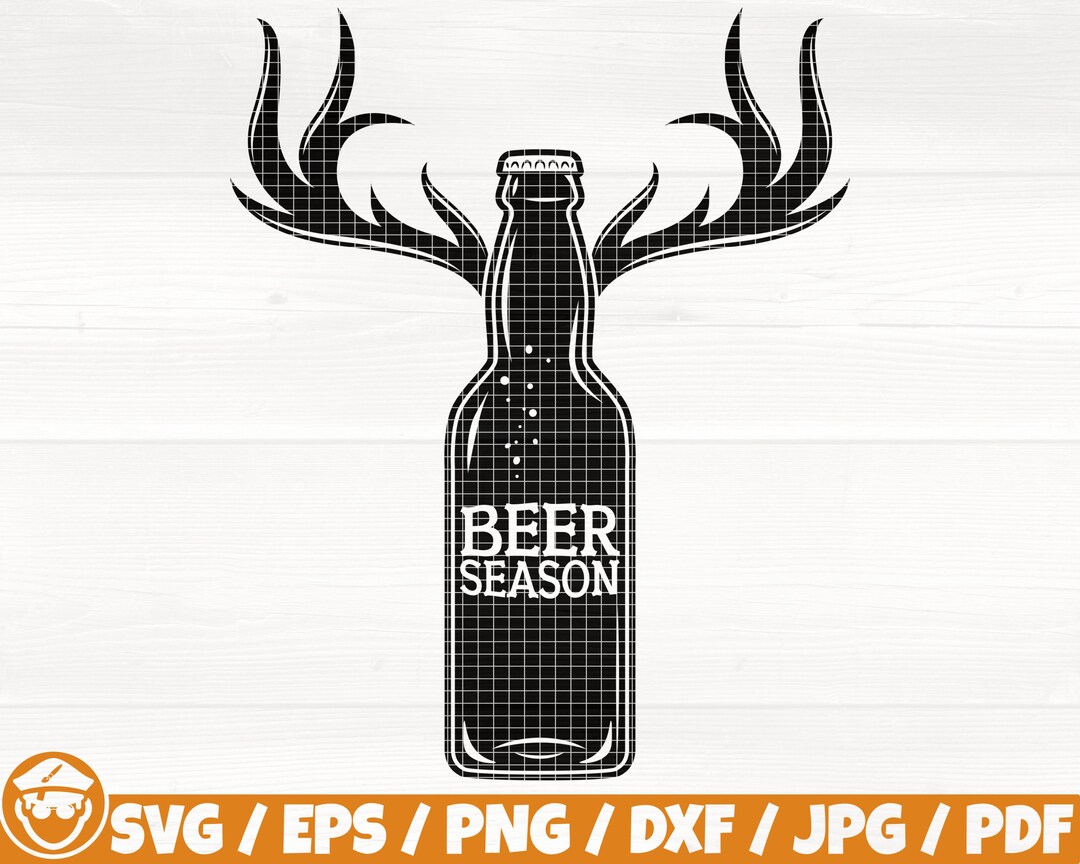 Beer Season Svg/eps/png/dxf/jpg/pdf, Beer Silihouette, Beer Deer Svg ...