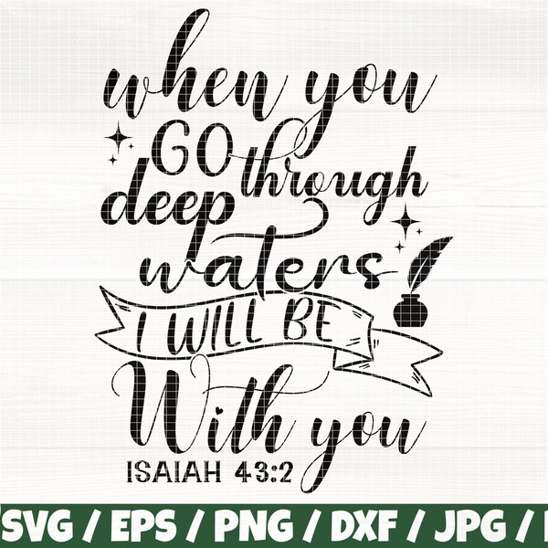 Through Deep Waters - Etsy