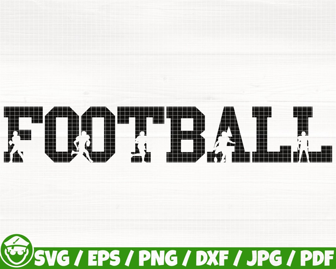 Football Logo Svg/eps/png/dxf/jpg/pdf, Football Vector, Football ...