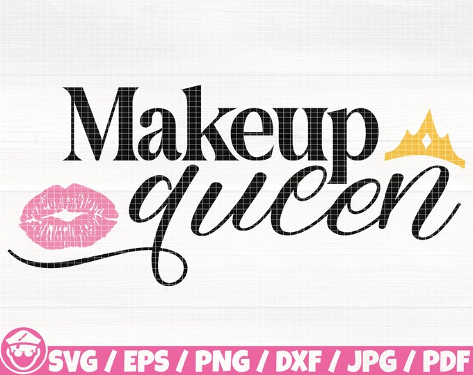 Beauty Queen SVG | Queen SVG | Beauty SVG | Makeup Design Svg | Makeup ...