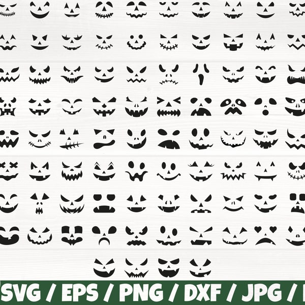 Printable Scary Faces - Etsy