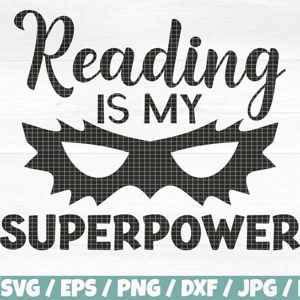 Reading is My Superpower - Etsy