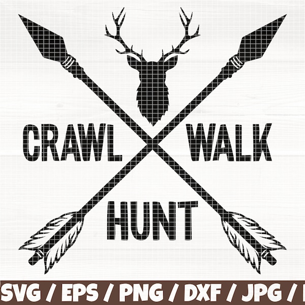 Crawl Walk Hunt - Etsy