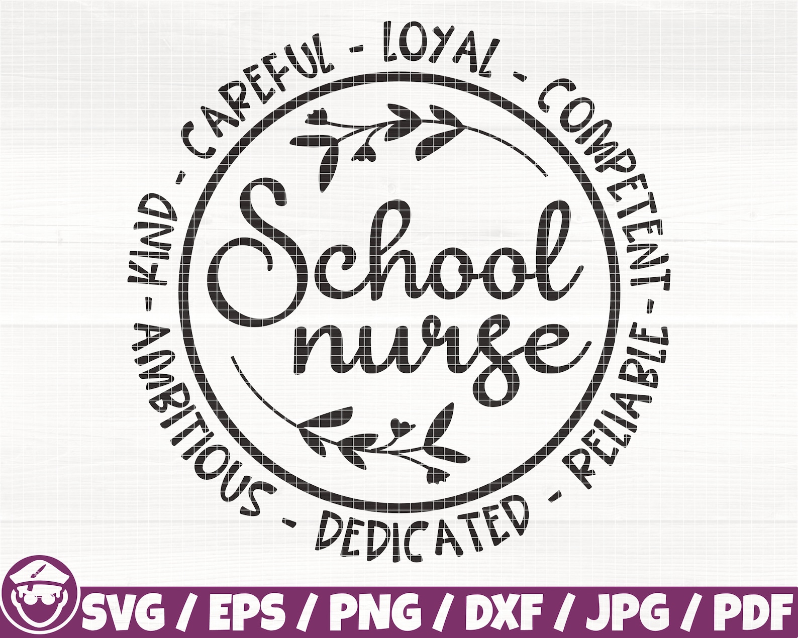 School Nurse Svg/eps/png/dxf/jpg/pdf, Nurse Life Svg, Nurse Graduation ...