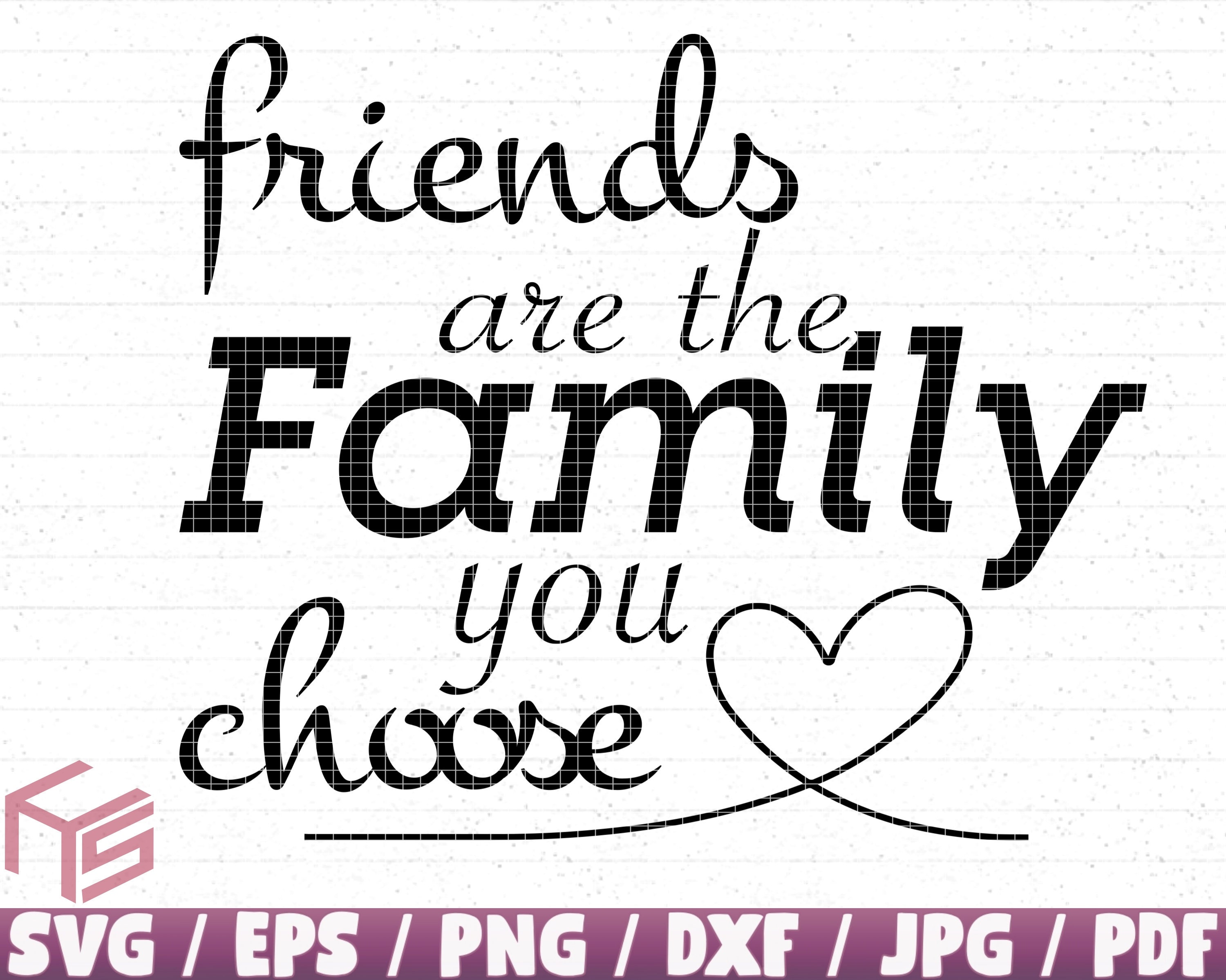 The Word Friends In Different Fonts