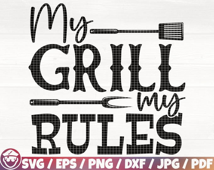 Barbeque Sign SVG, Grillin' and Chillin', Backyard Barbeque Svg, Real ...