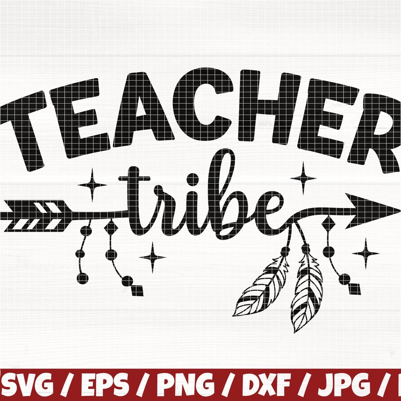 Teacher Tribe Svg - Etsy