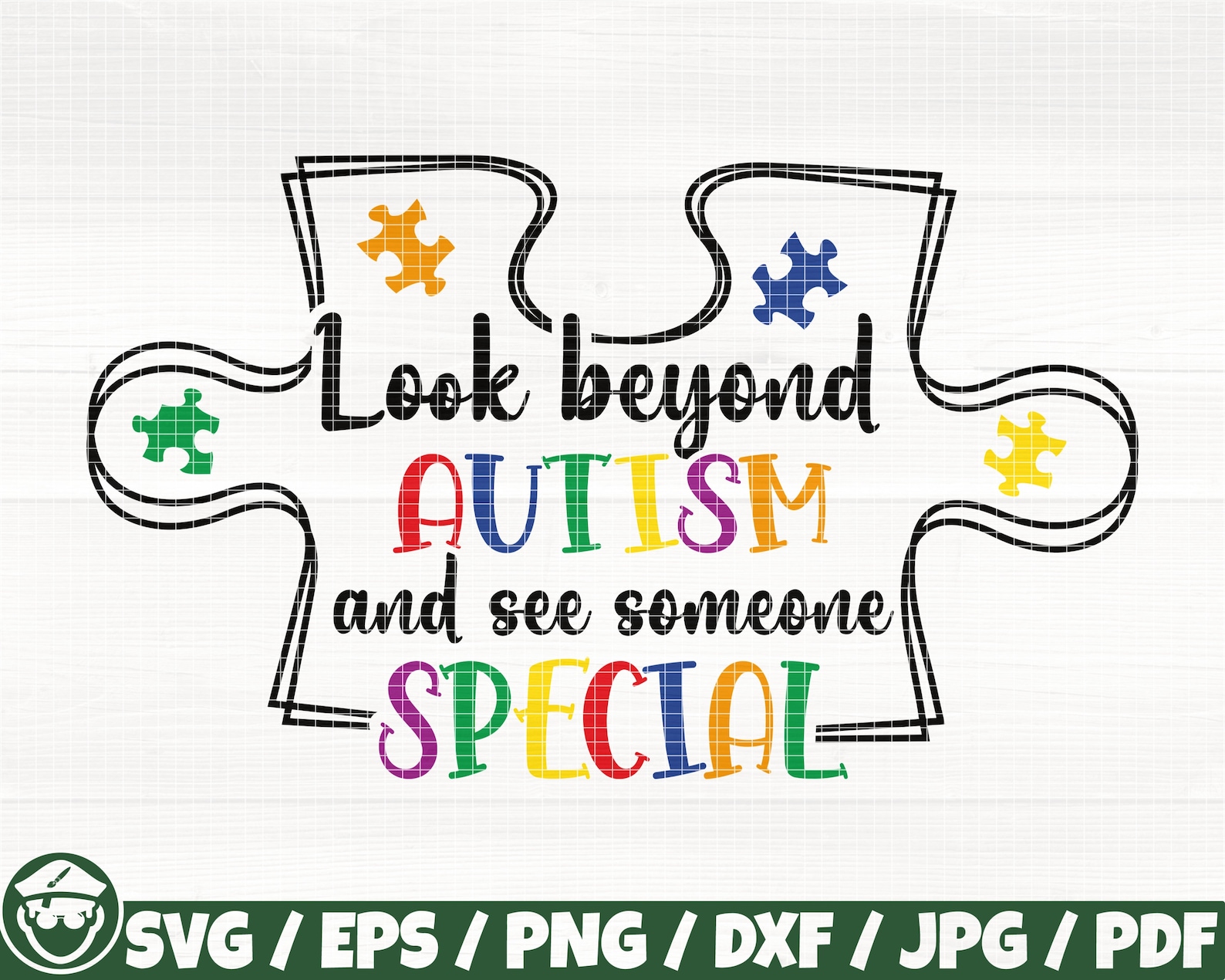 Look Beyond Autism and See Someone Special Svg/eps/png/dxf/jpg/pdf ...