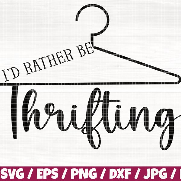 Thrifting Svg - Etsy