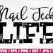 Nail Tech Life X30 BUNDLE Svg/eps/png/dxf/jpg/pdf, Makeup Svg, Manicure ...