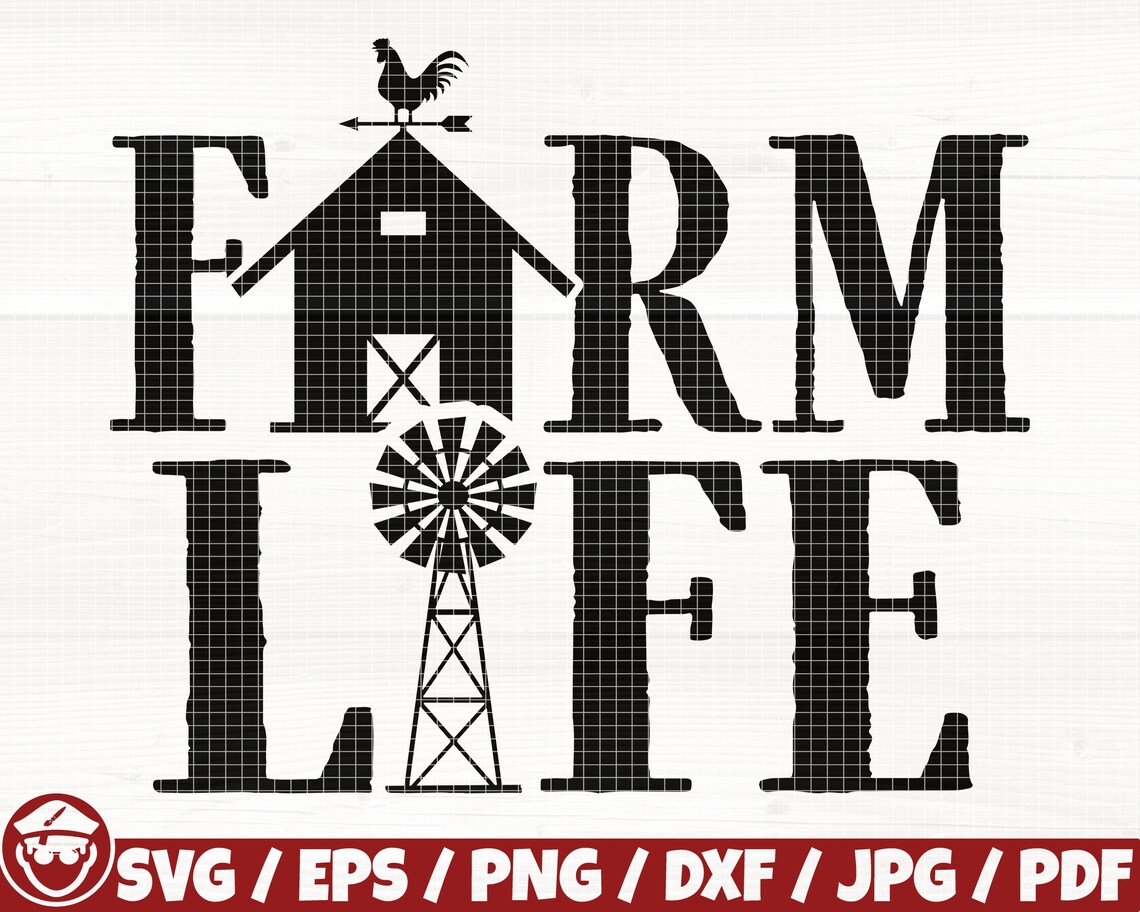 Farm Life Svg/eps/png/dxf/jpg/pdf Farm Printable Farm Tshirt - Etsy