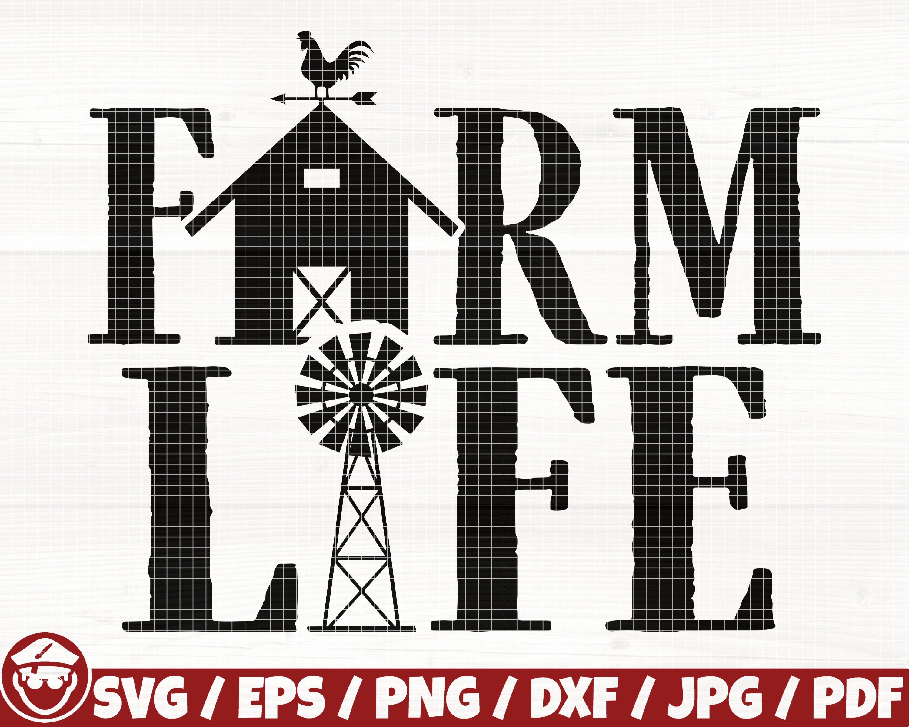 Farm Life Svg/eps/png/dxf/jpg/pdf, Farm Printable, Farm Tshirt Quote ...