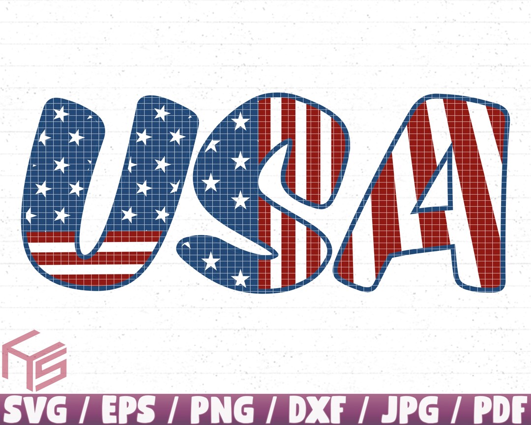 USA Svg/eps/png/dxf/jpg/pdf, Usa Clipart, Usa Cricut, Usa Flag Svg, Usa ...