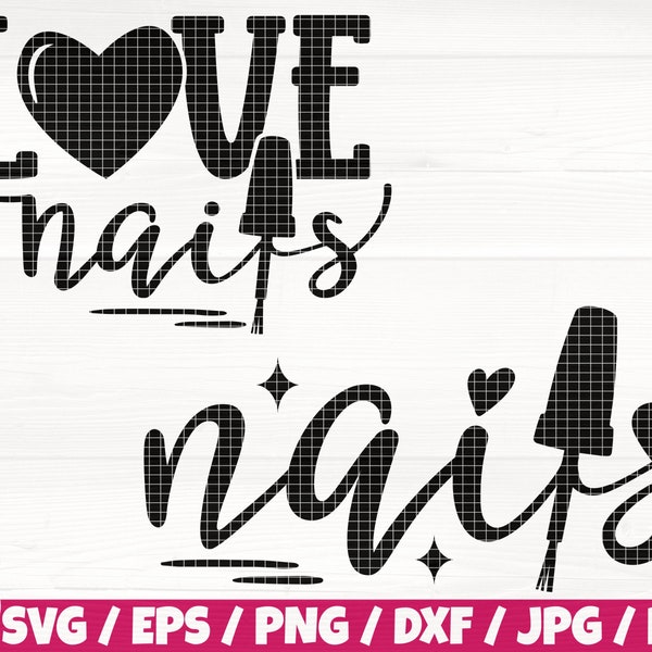 Nails Svg - Etsy