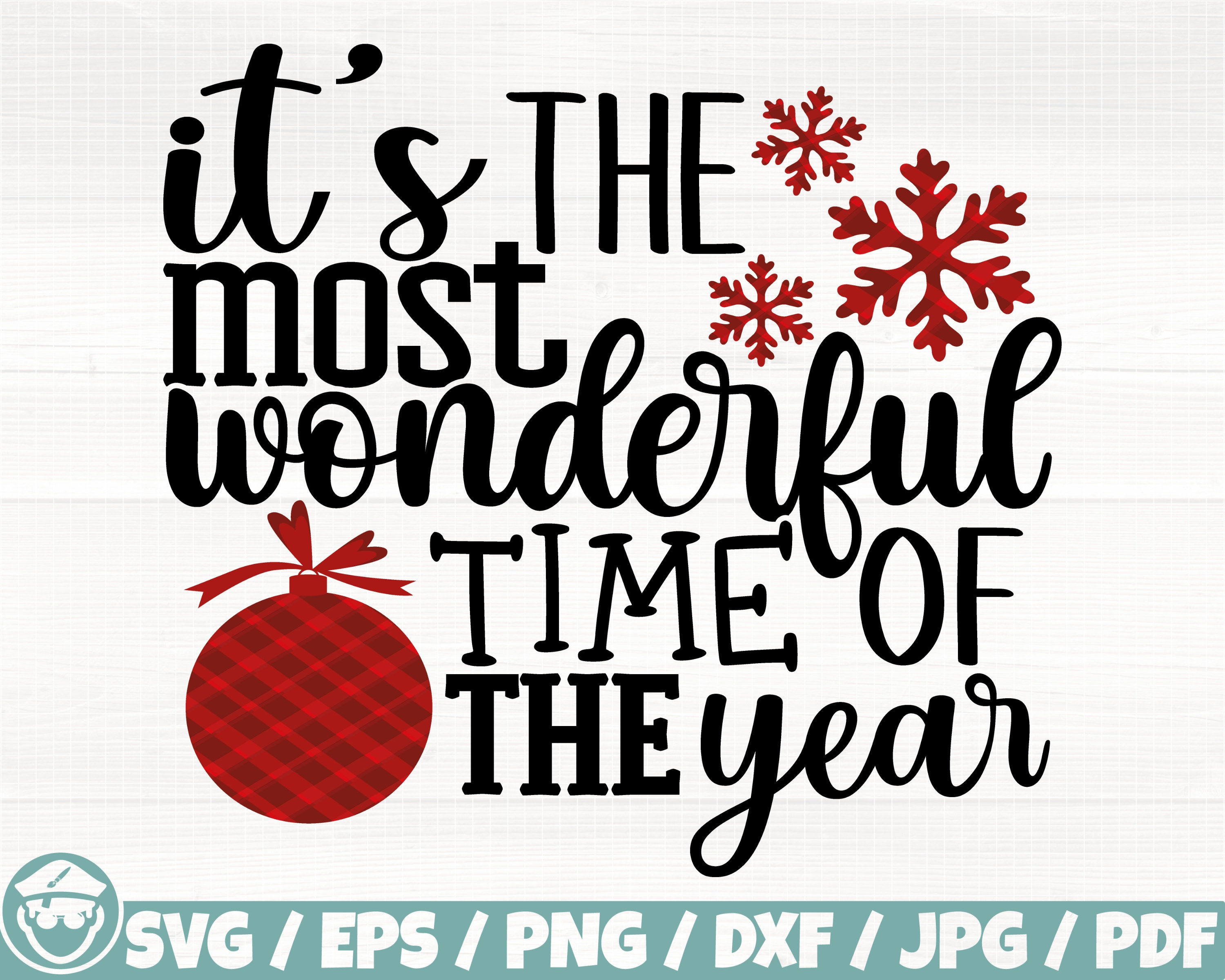 It's the Most Wonderful Time of the Year X3 - Etsy