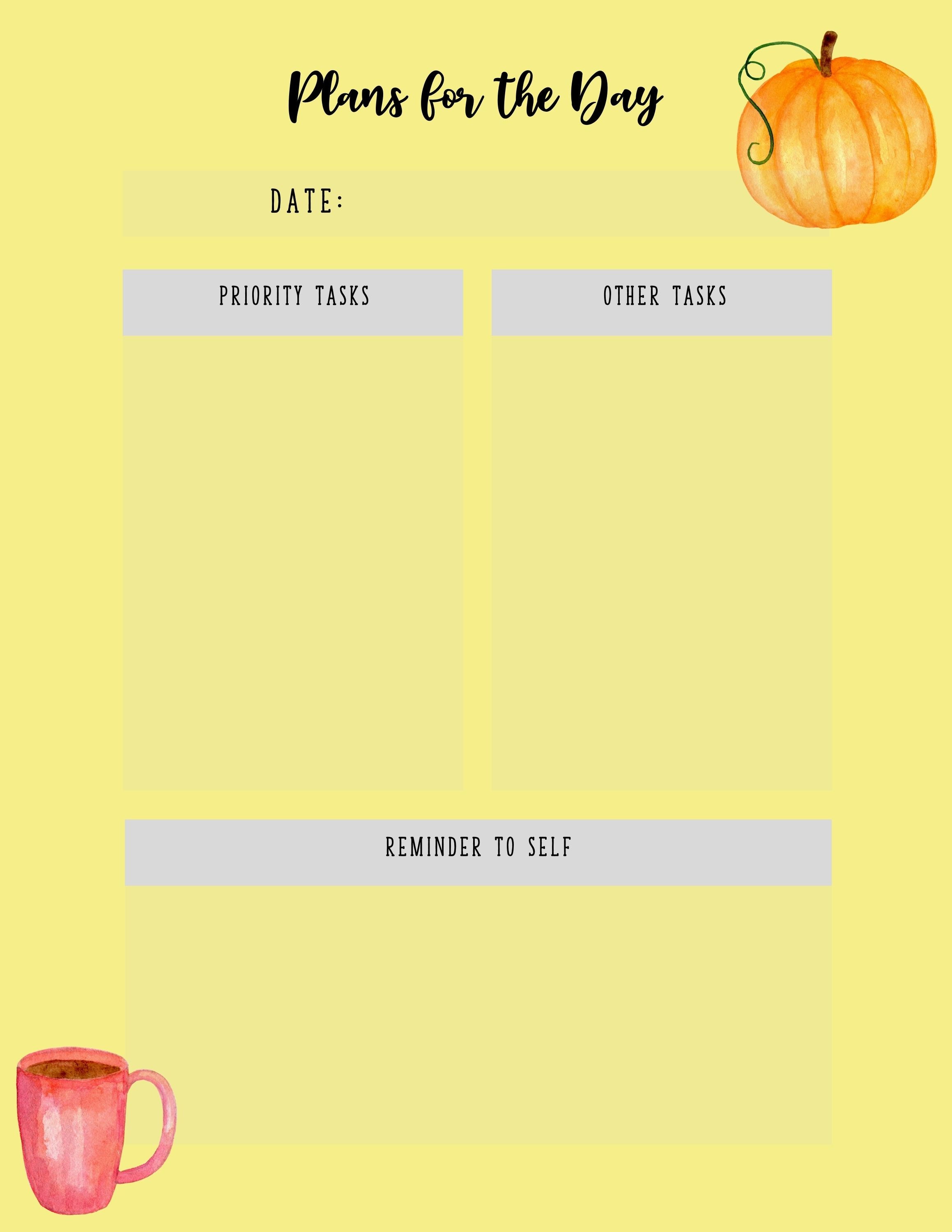 Planner Set - Printable Planner Pages - Planner Set Download ...