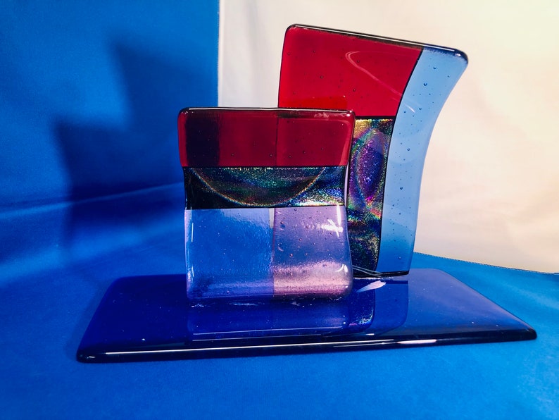 Abstract Glass Sculpture - Etsy